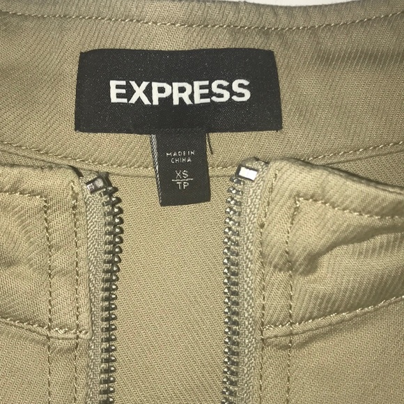 Express | Jackets & Coats | Express Utility Jacket With Drawstring ...